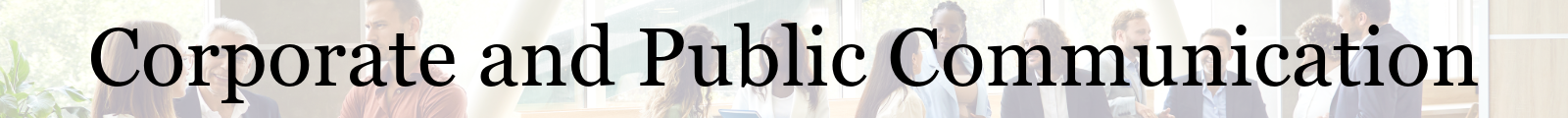 Corporate and public communication - Arts and Design - UC Library ...