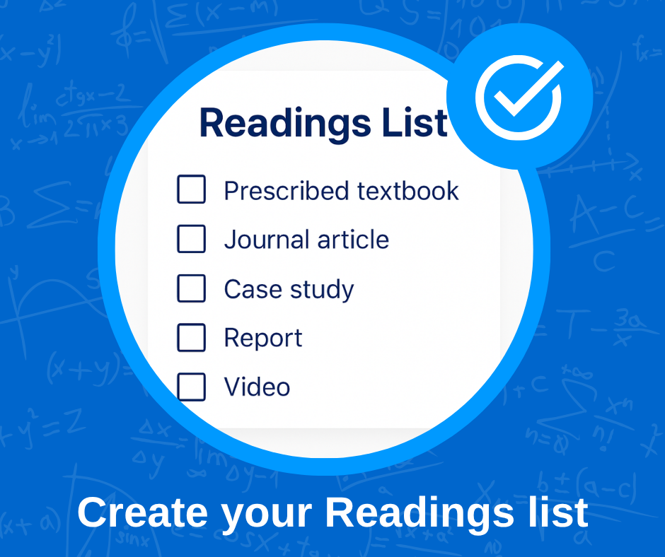 Create your Readings list - Readings at JCU (2026) - Library Guides at ...