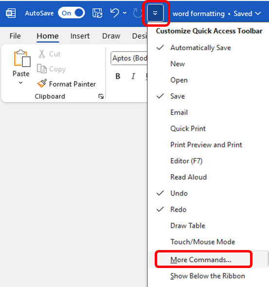 Other useful functions - Word for graduate researchers using PC ...