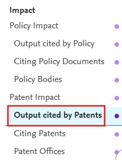 Patent citations - Publication metrics for the Australian Research ...