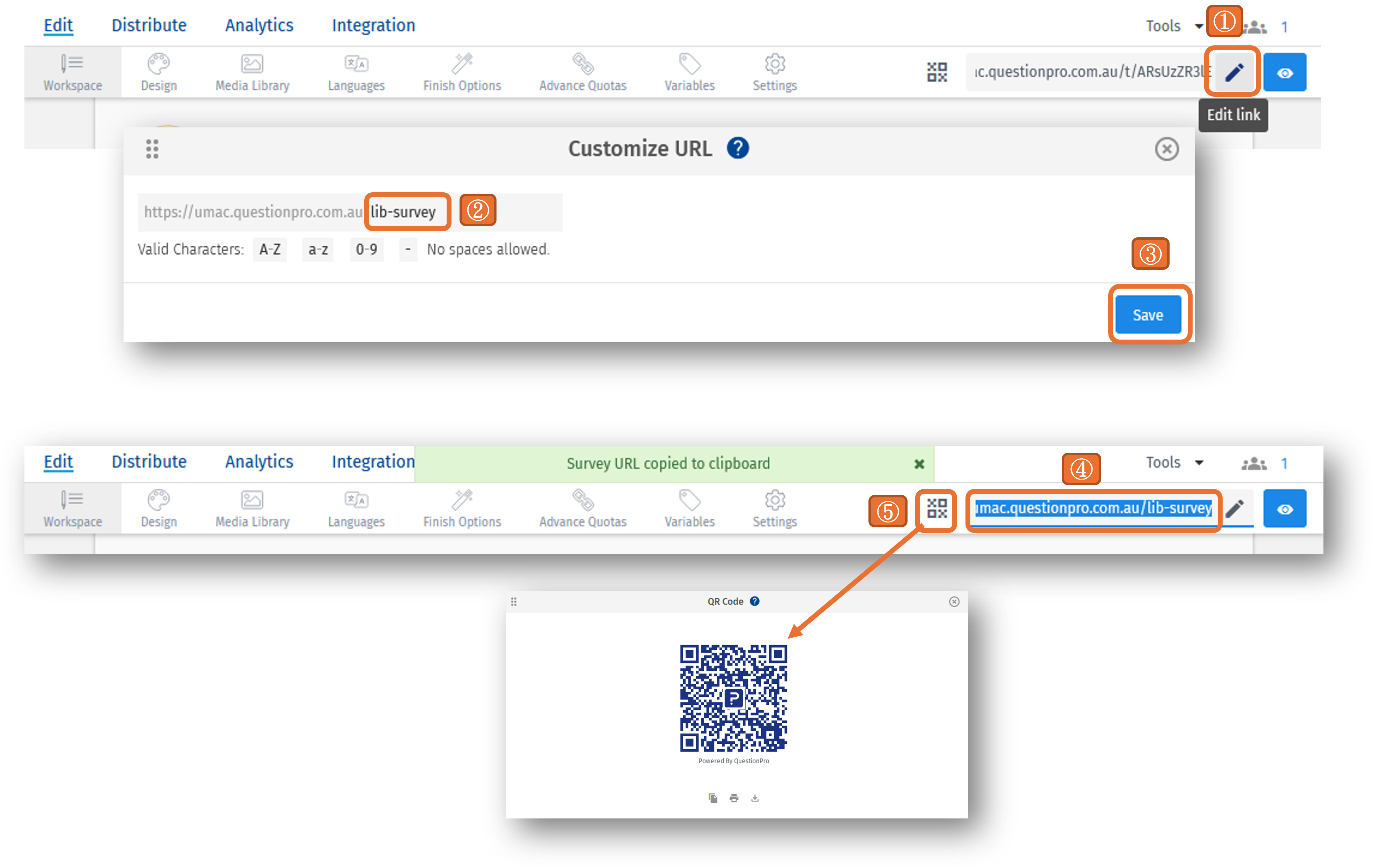 Distribute a survey - QuestionPro User Guide - Library Guides at University of Macau Library