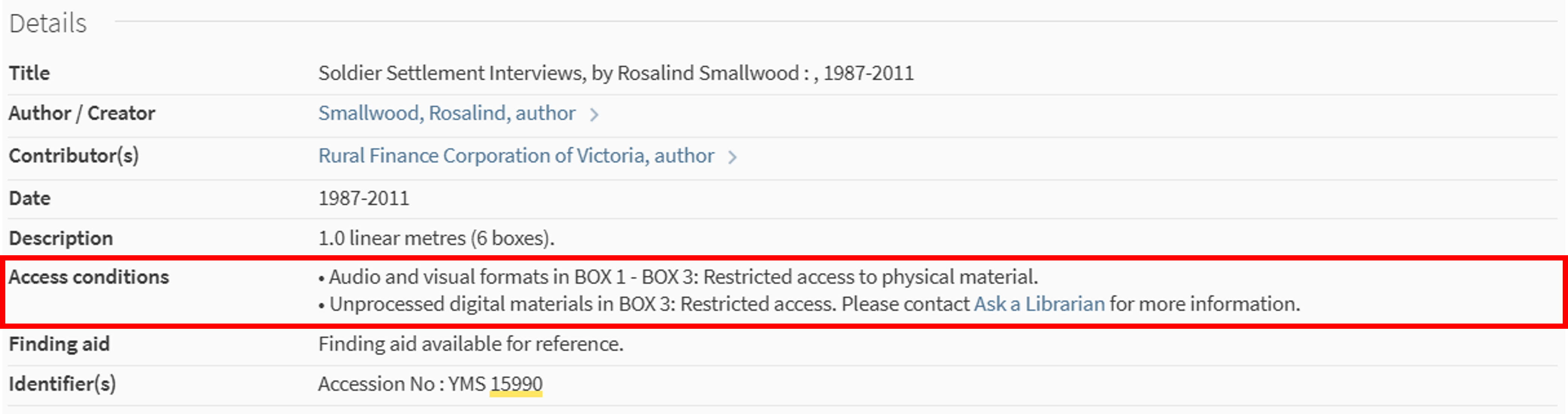 Restricted Access - Catalogue - Research Guides at State Library of ...
