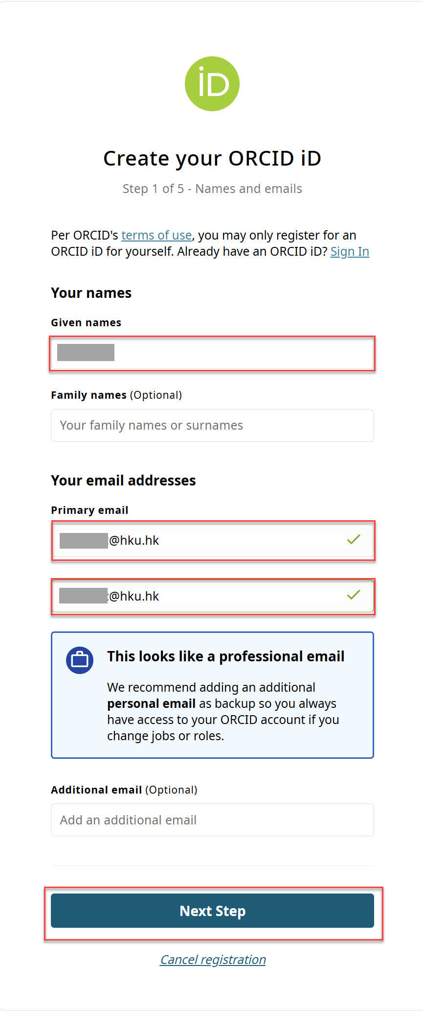 Create ORCID account - ORCID@HKUL - LibGuides at University of Hong Kong