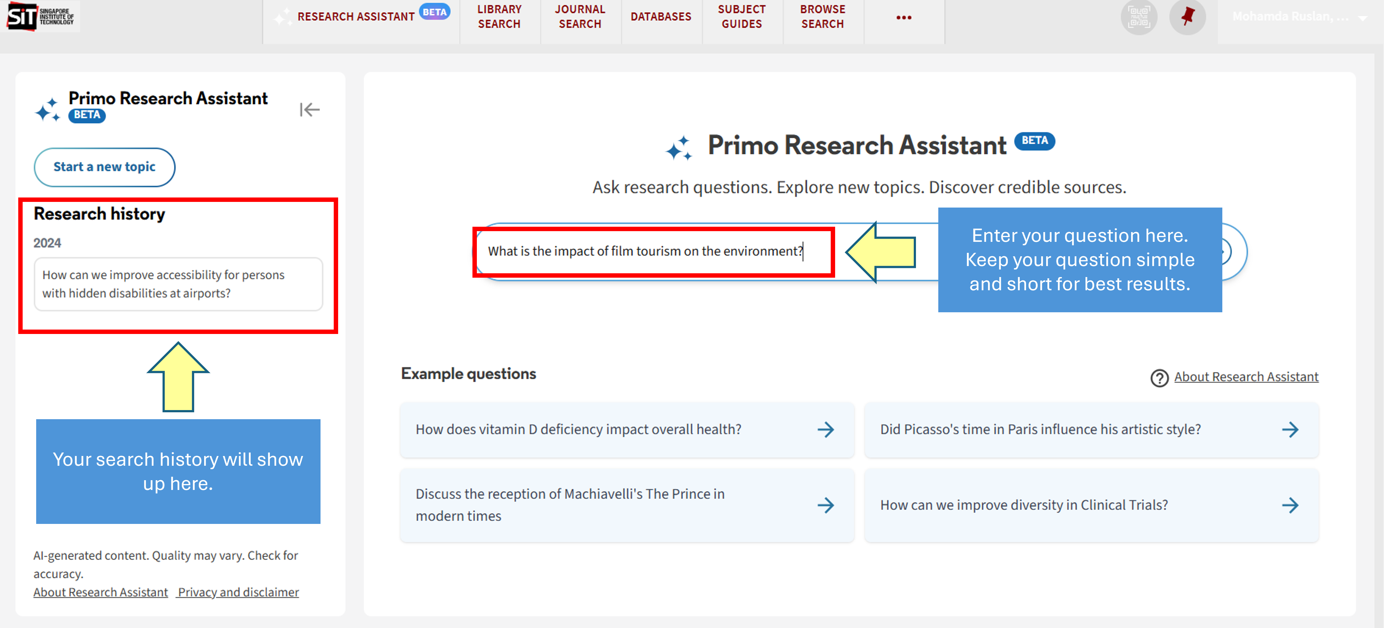 Using Onesearch Getting Started With Onesearch Subject Guides At