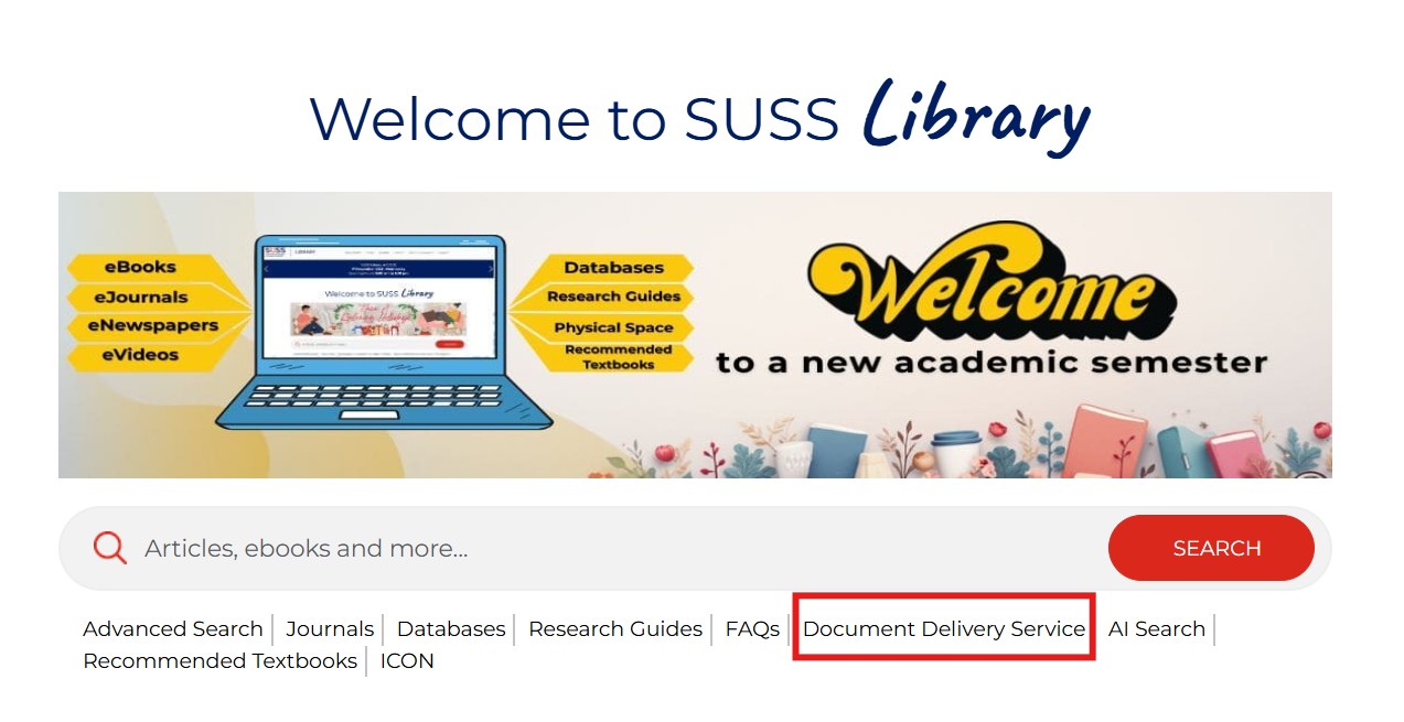 Welcome to SUSS Library! - A Guide to Using the Library: Student ...