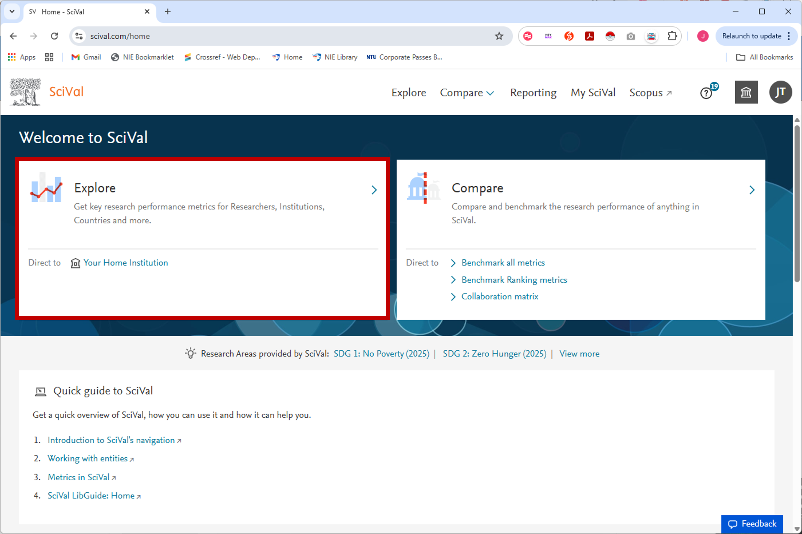 SciVal - Citation Research & Impact Metrics - LibGuides at National ...