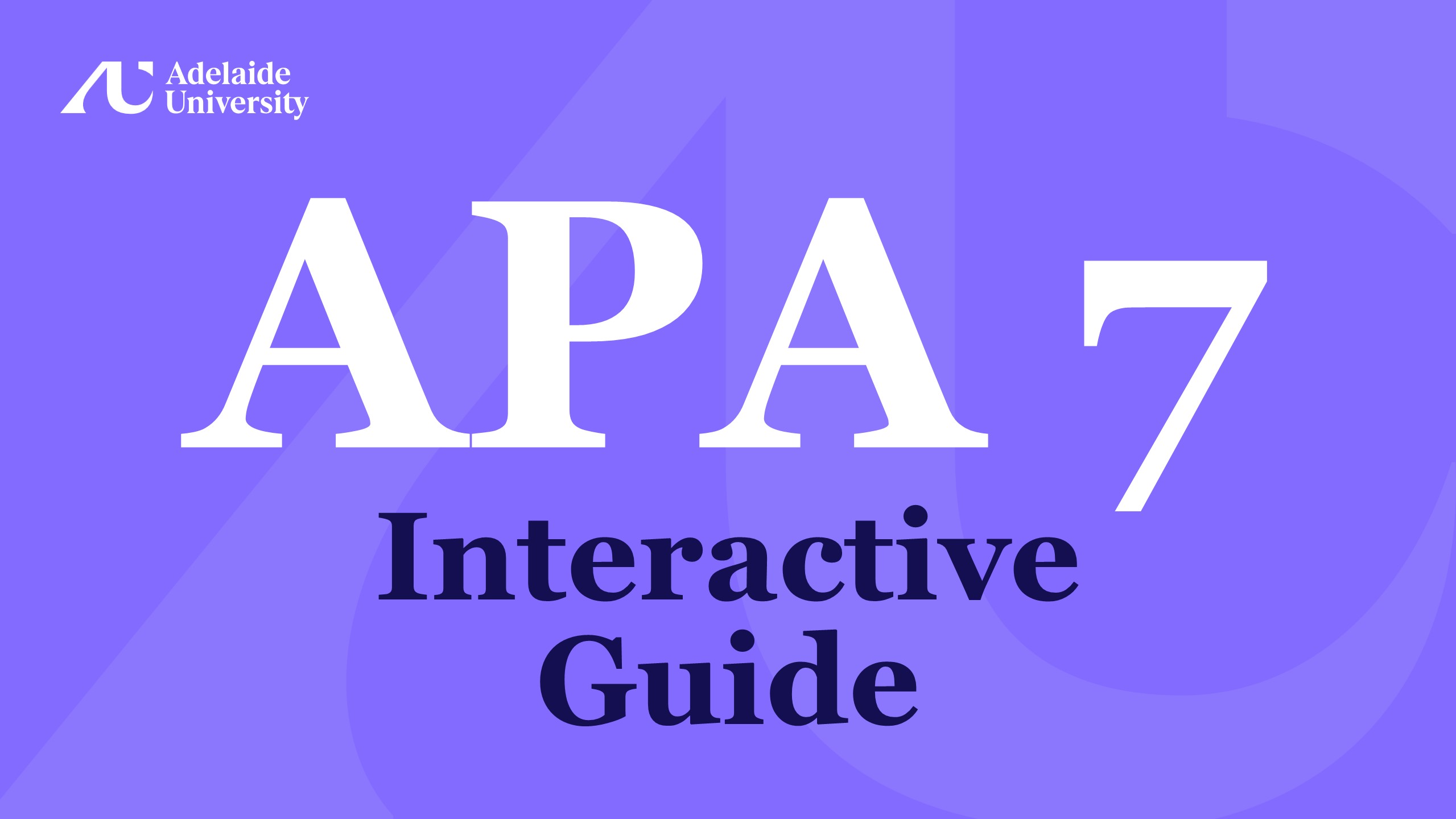 Overview - Referencing - LibGuides at Adelaide University