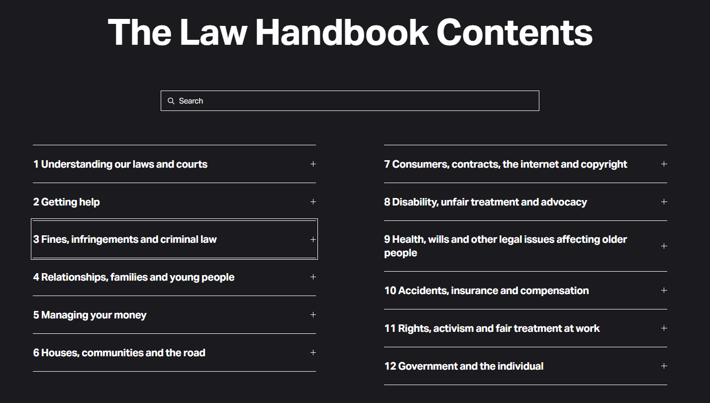 Home - Law Handbook - LibGuides at Holmesglen