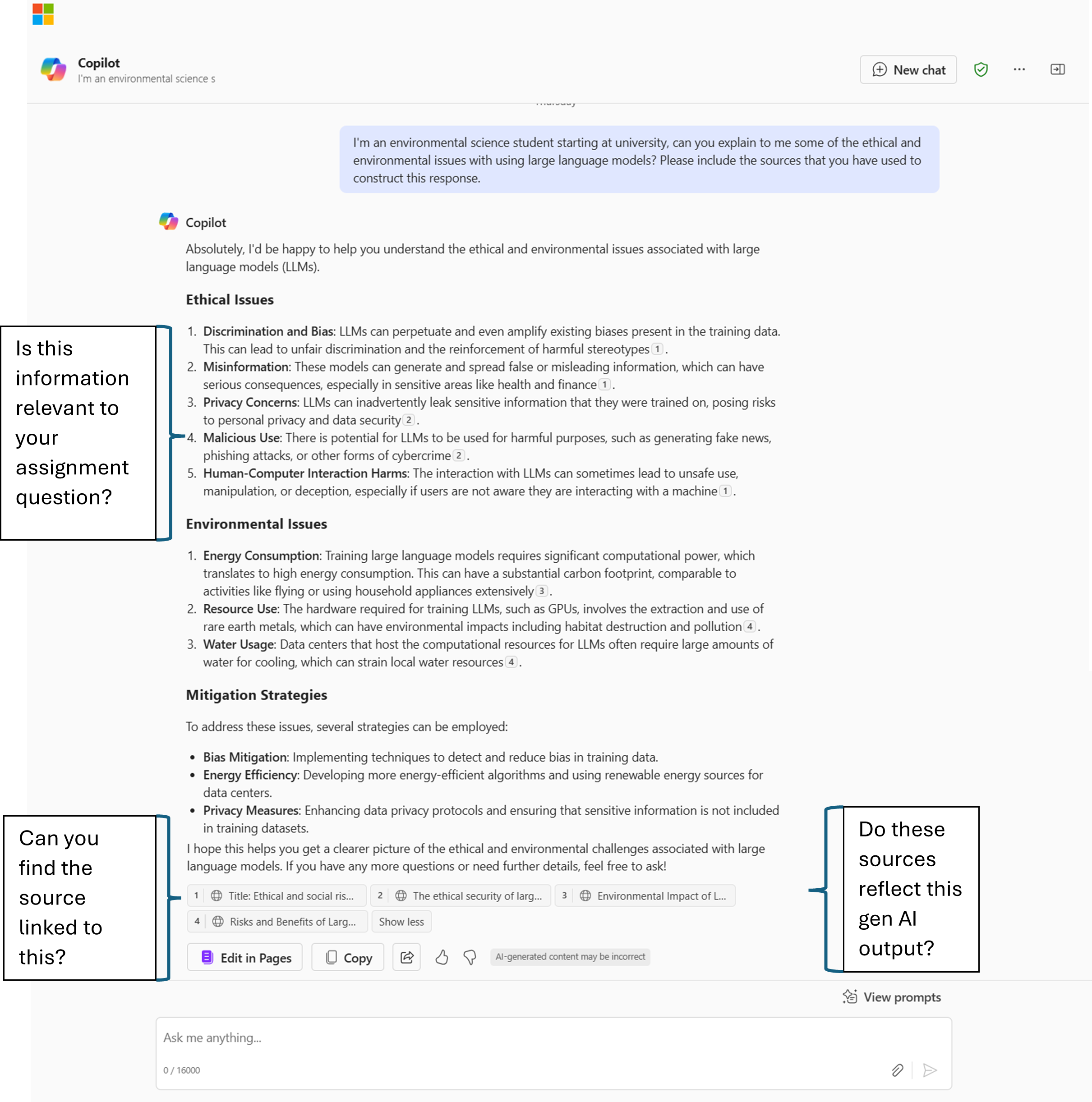 4. Critically Assess Gen AI Outputs - Generative AI and Copilot ...