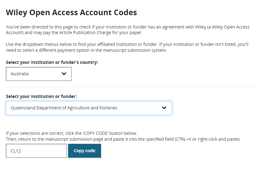 Wiley - Open Access Publishing - eLibrary at Research Information ...