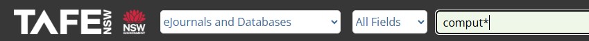 Advanced Database Searching - TAFEcat Support - Home at TAFE New South Wales