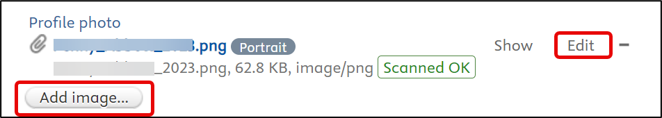 Adding your Profile Photo - Research Profiles and Repository: Guide ...