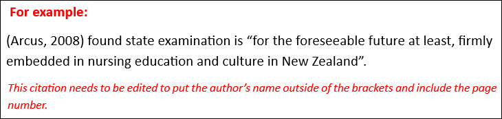 Inserting and editing an in-text citation - EndNote Guide / APA ...