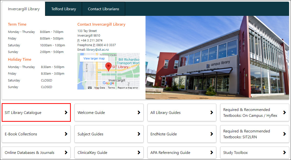 Borrowing - Library Welcome Guide - SIT Library Guides at Southern ...
