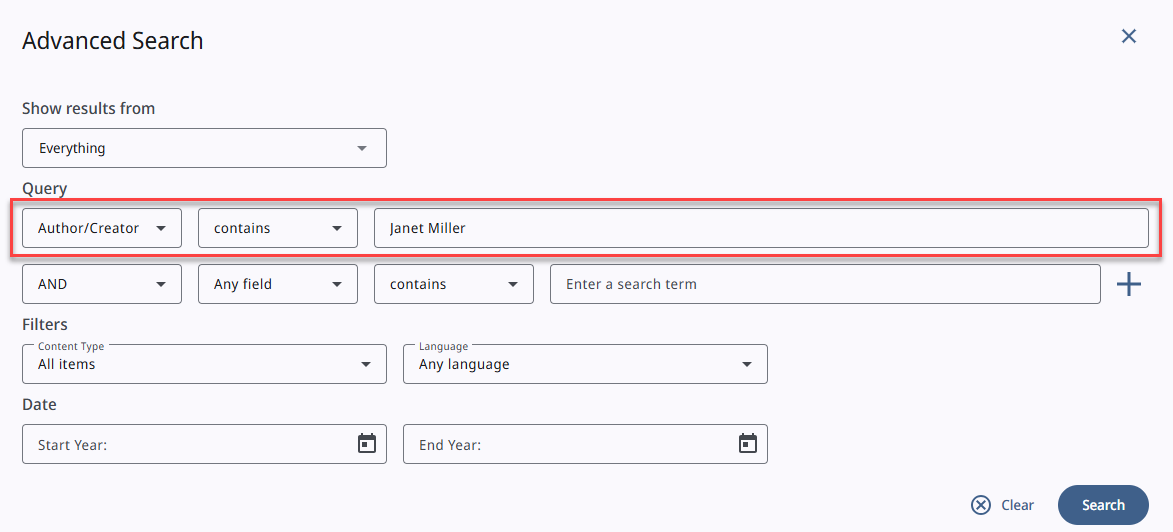 By author - Search and find library resources - Library Research Guides ...